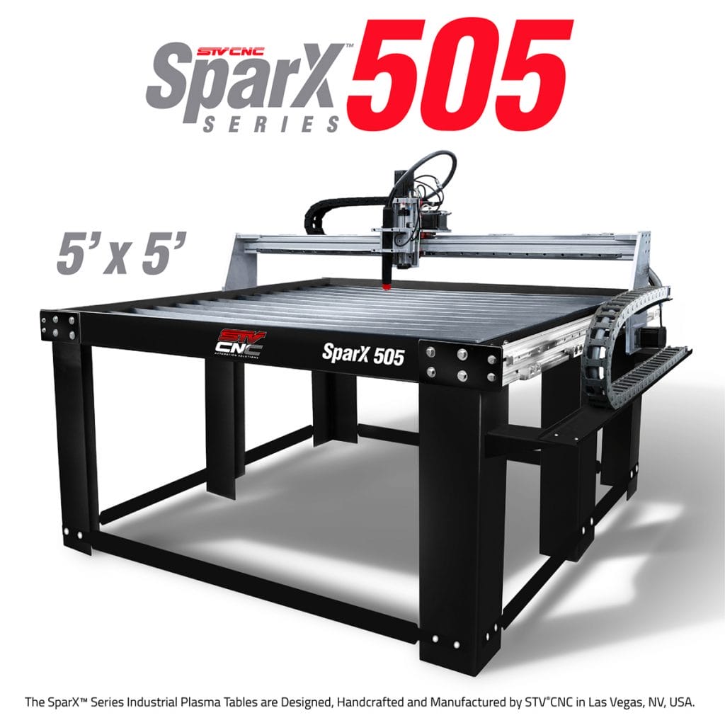 STV®CNC SparX™ 505 Plasma Table - 5X5 Plasma Table Online | STV CNC ...