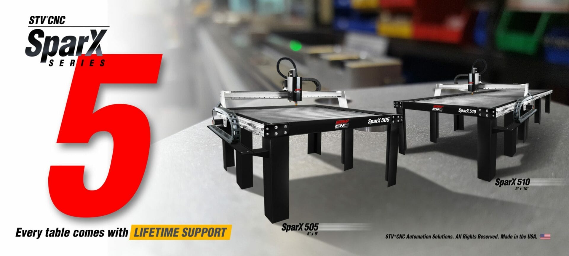 STV CNC Plasma Table allows different types of materials cut on it.