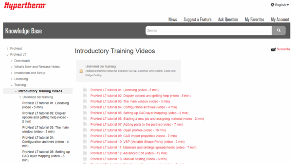 Hypertherm® ProNest® 2023 LT Unlimited - CAD/CAM Nesting Software