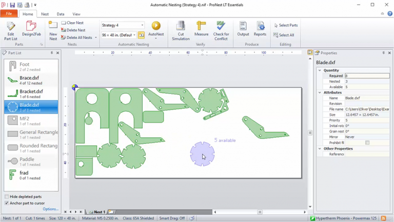 Hypertherm® ProNest® 2023 LT Unlimited - CAD/CAM Nesting Software