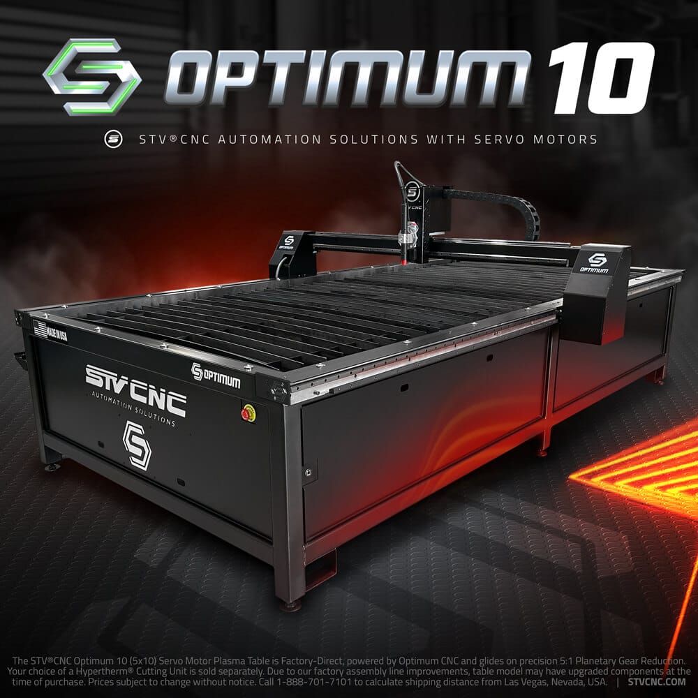 STVCNC Black Friday Deal - OPT10 Plasma Table & Hypertherm®