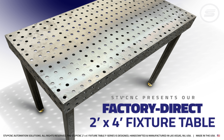STV®CNC 1/4" inch Fixture Table - 2X4 Welding Fabrication Table